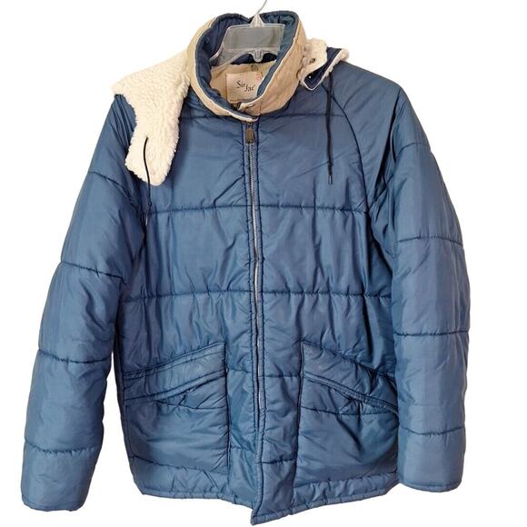 Vintage | Jackets & Coats | Vintage 7s80s Sir Jac Blue Puffer Jacket ...